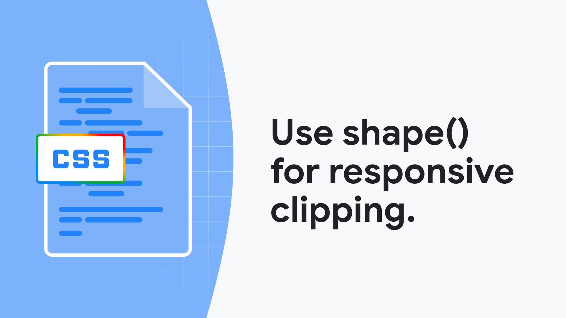 Utiliser shape() pour le recadrage responsif | Blog | Chrome for Developers