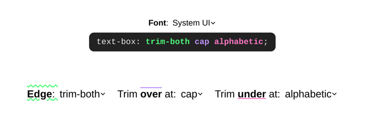 CSS text-box-trim | Blog | Chrome for Developers
