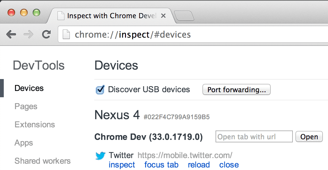 Chrome DevTools for mobile | Blog | Chrome for Developers