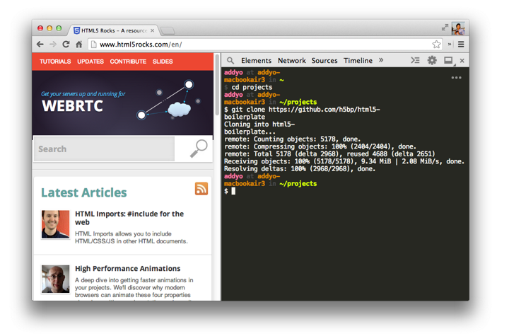 DevTools terminal | Blog | Chrome for Developers