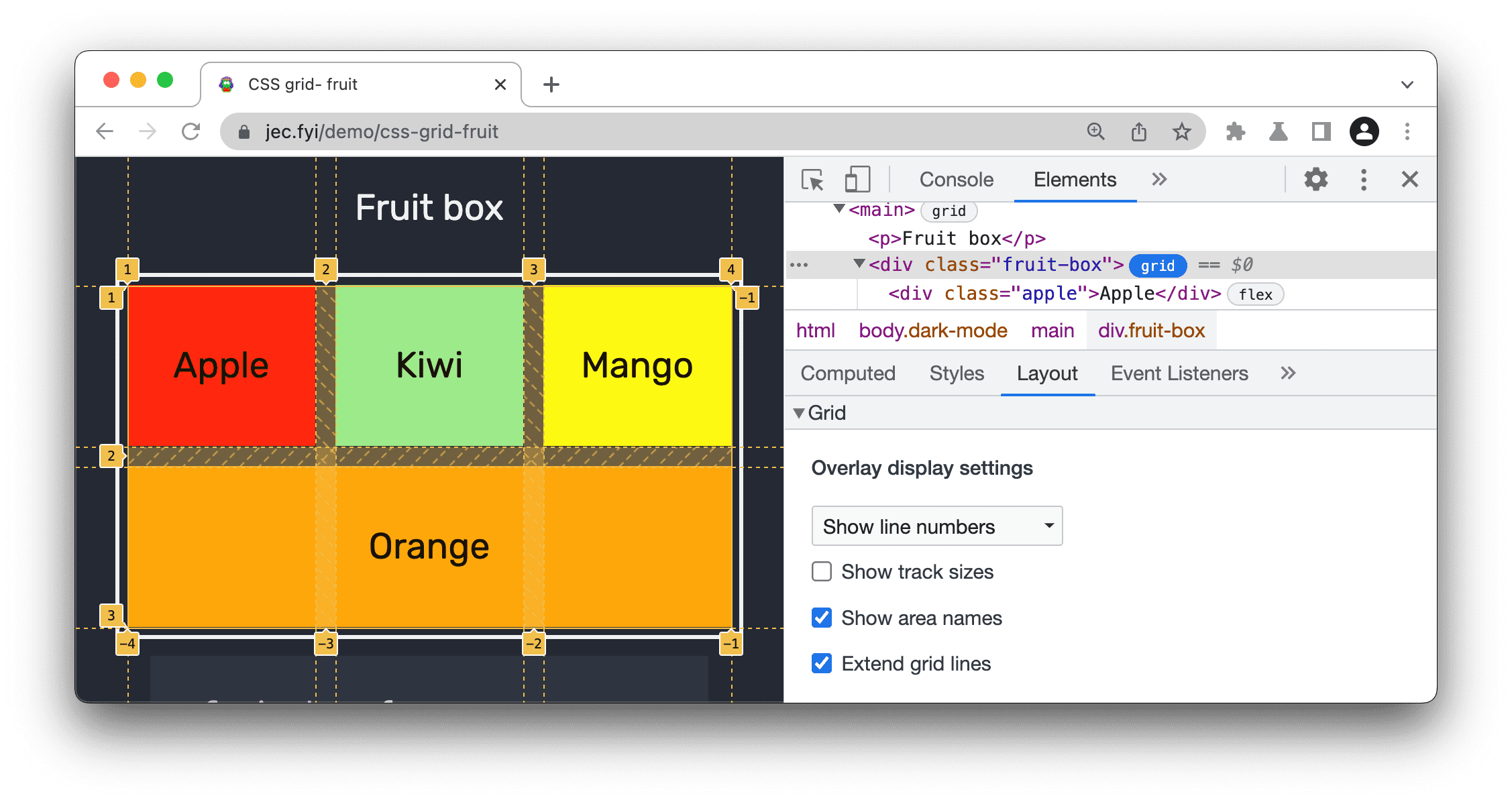 DevTools Tips: How to inspect CSS grid | Blog | Chrome for Developers