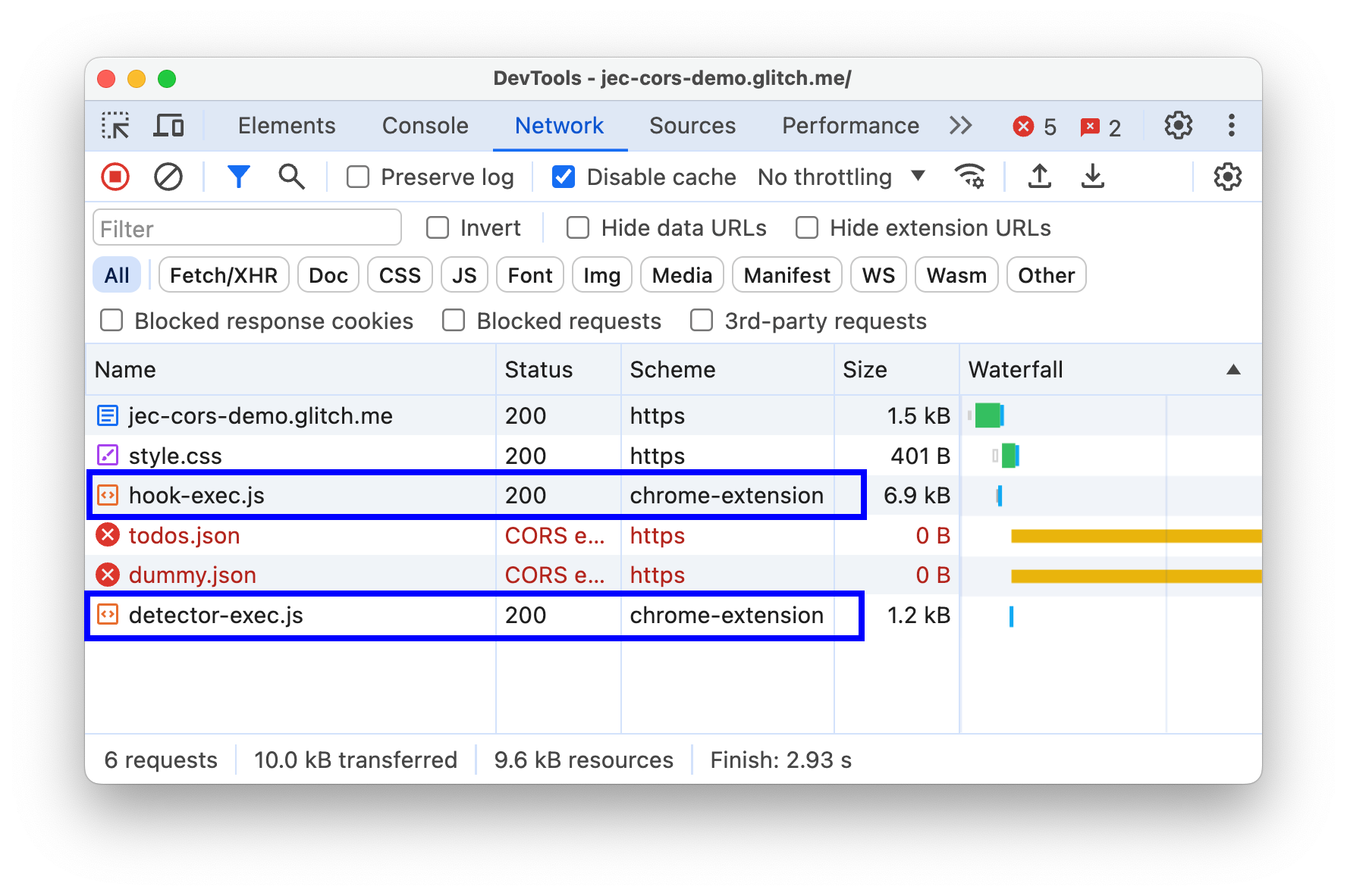 Hide extension requests plus more Network panel improvements | Blog | Chrome for Developers