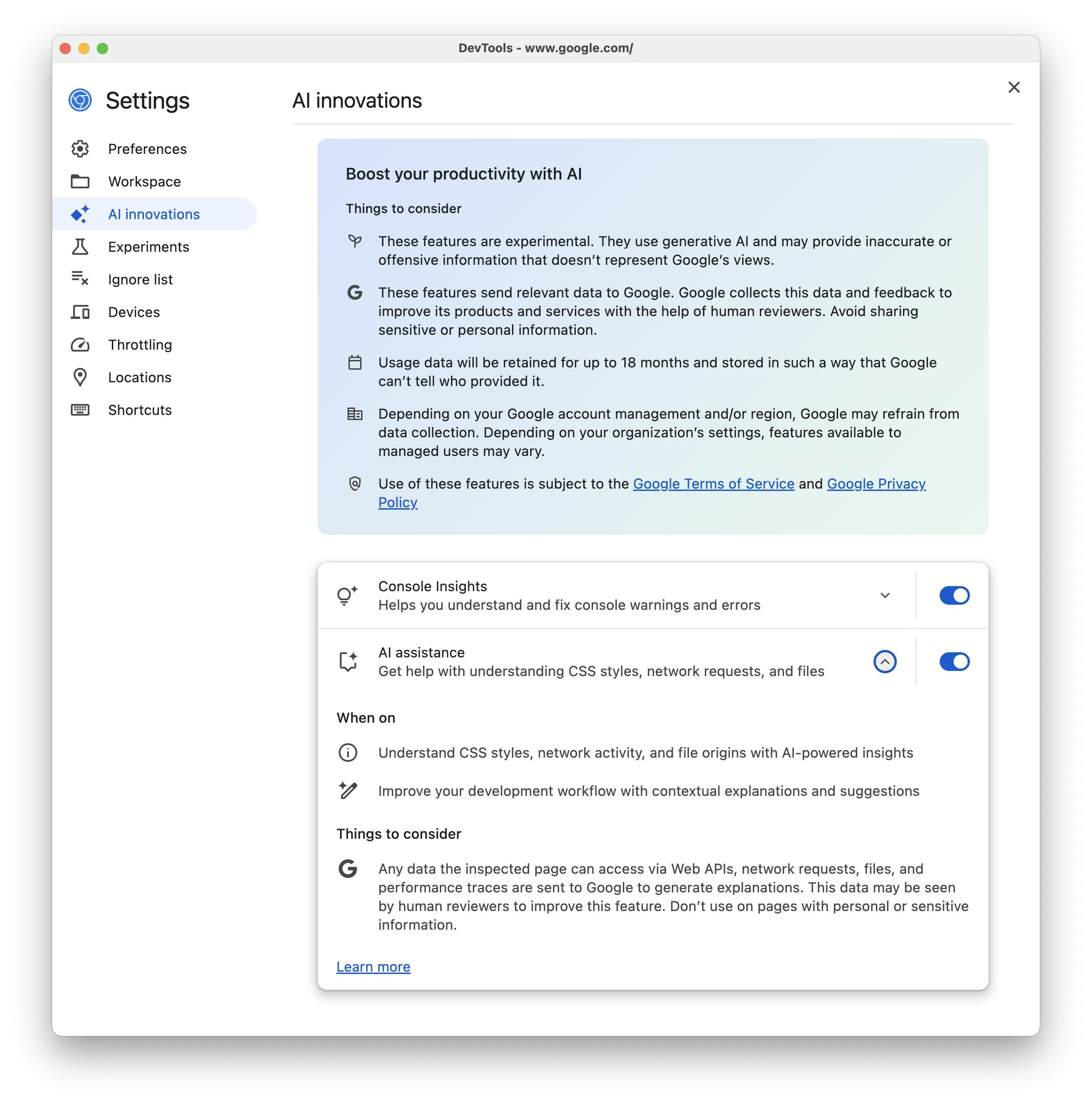 What's new in DevTools, Chrome 131 | Blog | Chrome for Developers