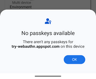 Passkeys UX updates on Chrome on Android | Blog | Chrome for Developers
