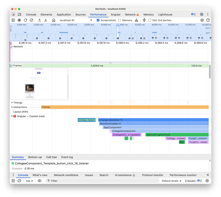 Use Chrome DevTools Performance panel to profile Angular apps | Blog | Chrome for Developers
