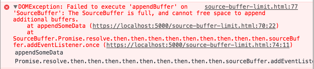 Exceeding the buffering quota | Blog | Chrome for Developers