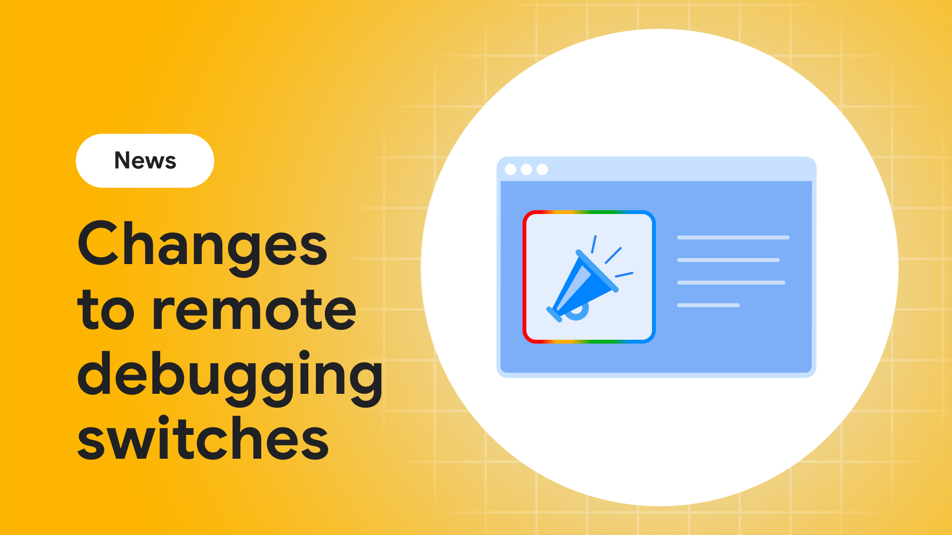 Modifications apportées aux boutons de débogage à distance pour améliorer la sécurité | Blog ...