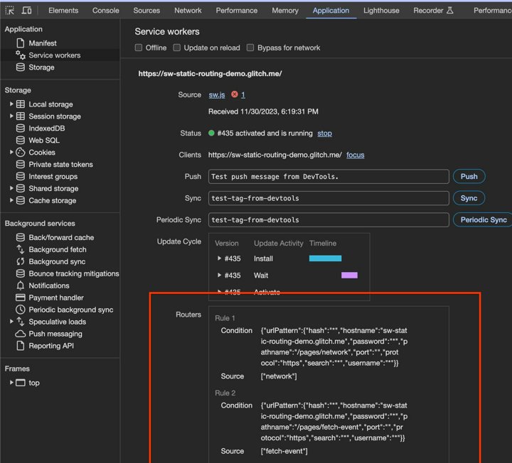 Use The Service Worker Static Routing Api To Bypass The Service Worker
