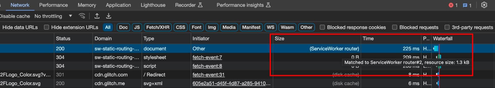 Use the Service Worker Static Routing API to bypass the service worker for specific paths | Blog ...