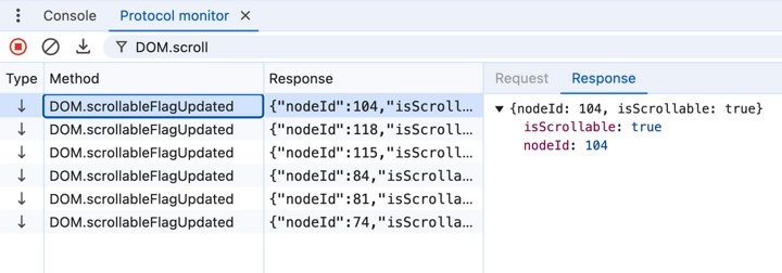New scroll badge in DevTools: Find scrollable elements faster | Blog | Chrome for Developers