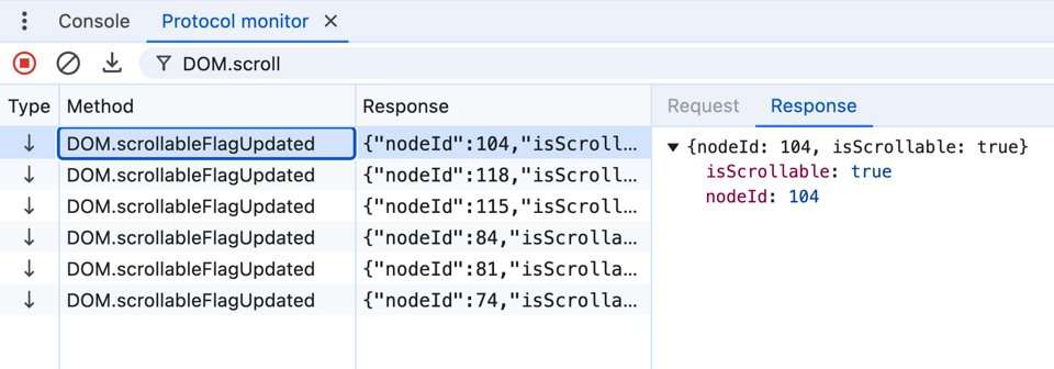 New scroll badge in DevTools: Find scrollable elements faster | Blog | Chrome for Developers