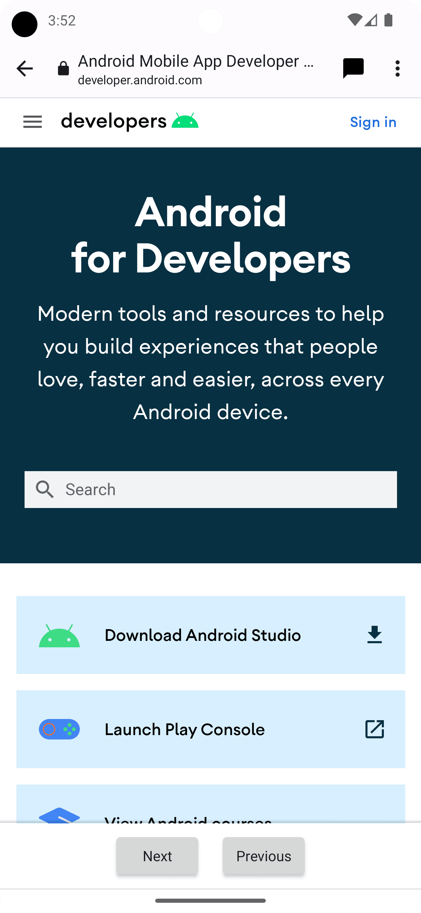 Adding custom interactivity | Web on Android | Chrome for Developers