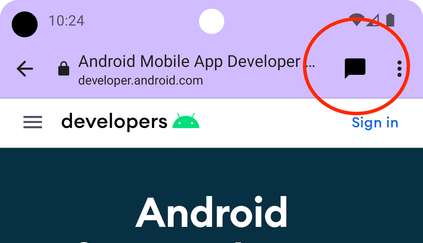 Adding custom interactivity | Web on Android | Chrome for Developers