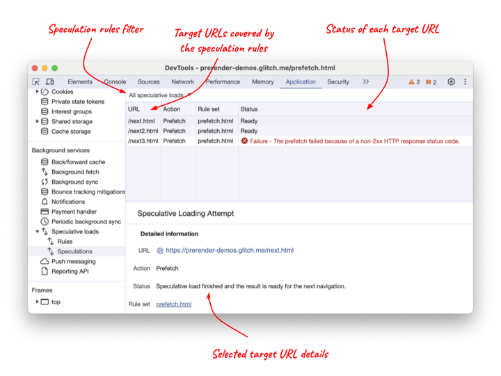 Debug speculation rules with Chrome DevTools | Chrome for Developers