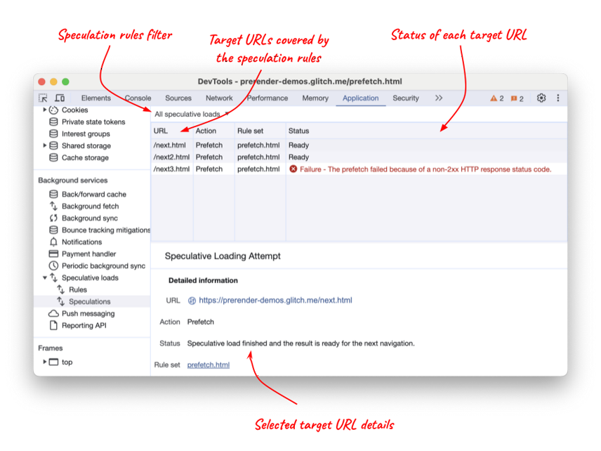 Debug speculation rules with Chrome DevTools | Chrome for Developers