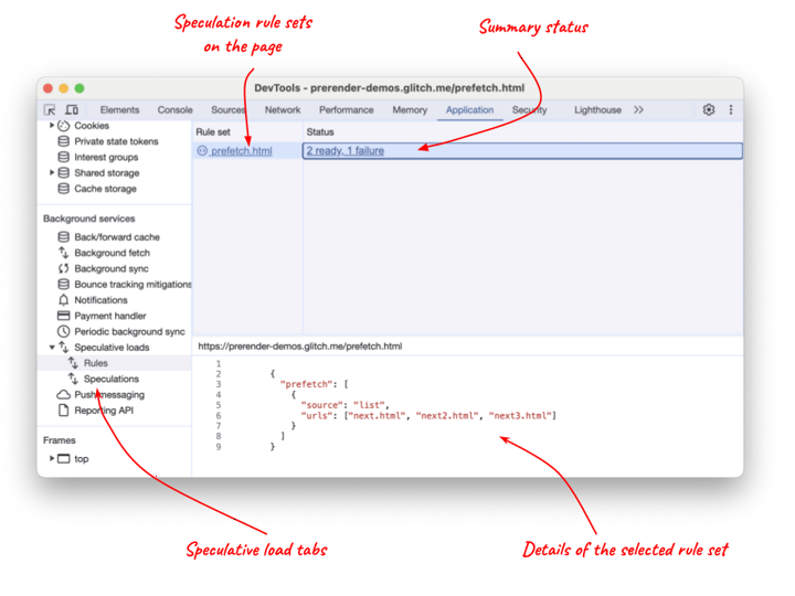 Debug speculation rules with Chrome DevTools | Chrome for Developers