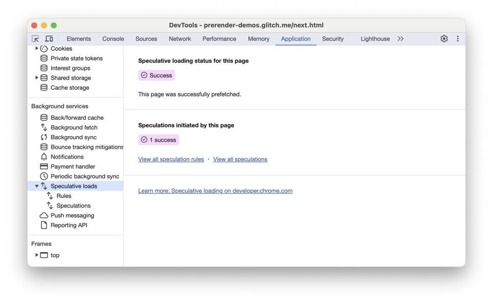 Debug Speculation Rules With Chrome Devtools Chrome For Developers