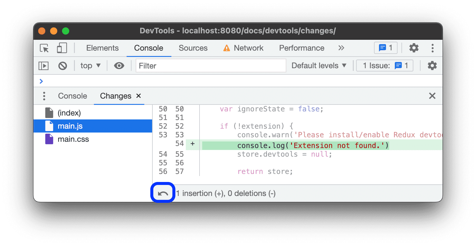 Cambios: Realice un seguimiento de los cambios que realizó en HTML, CSS y JavaScript | Chrome ...