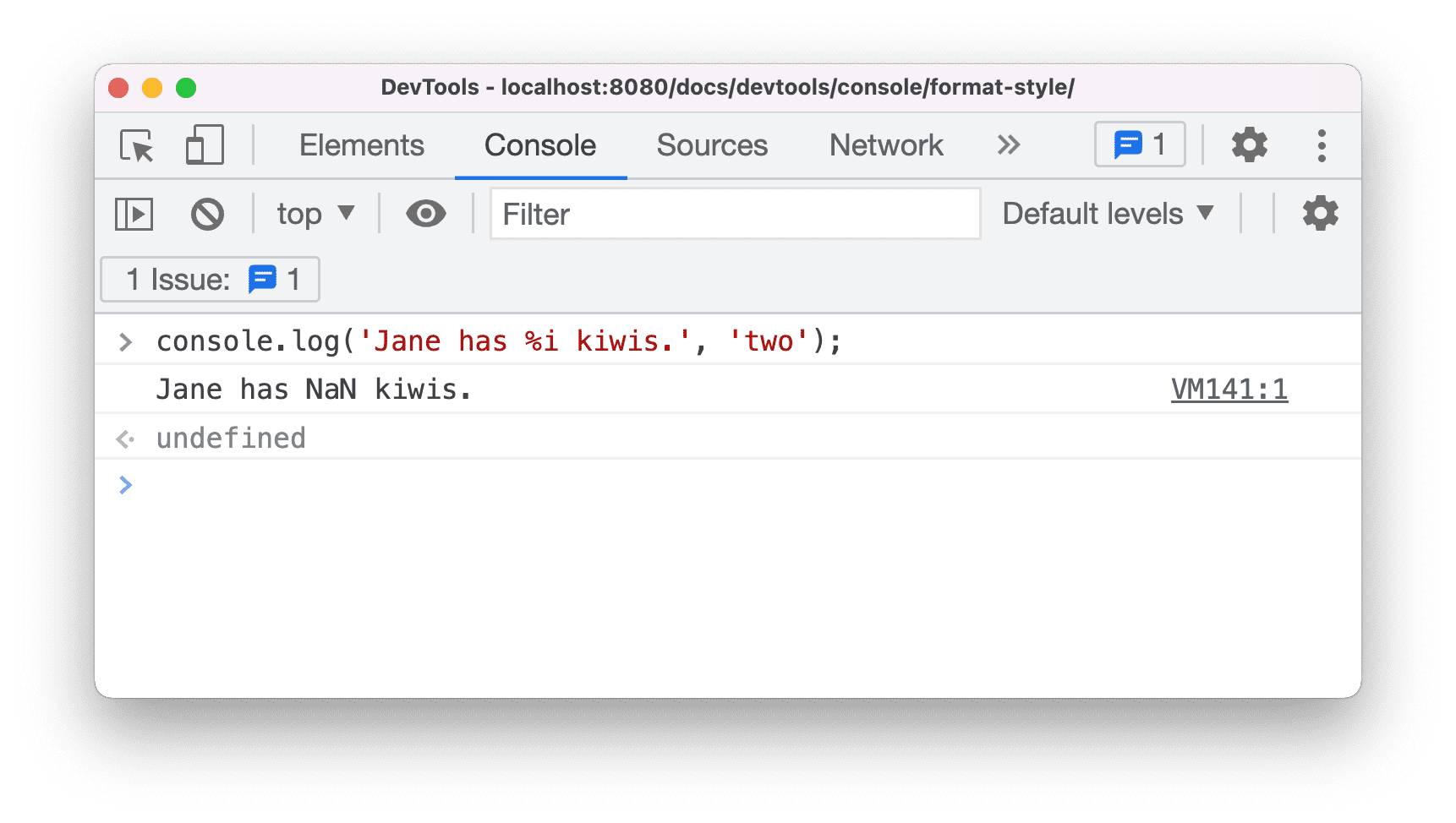 Asignar formato y estilo a los mensajes en Console | Chrome DevTools | Chrome for Developers