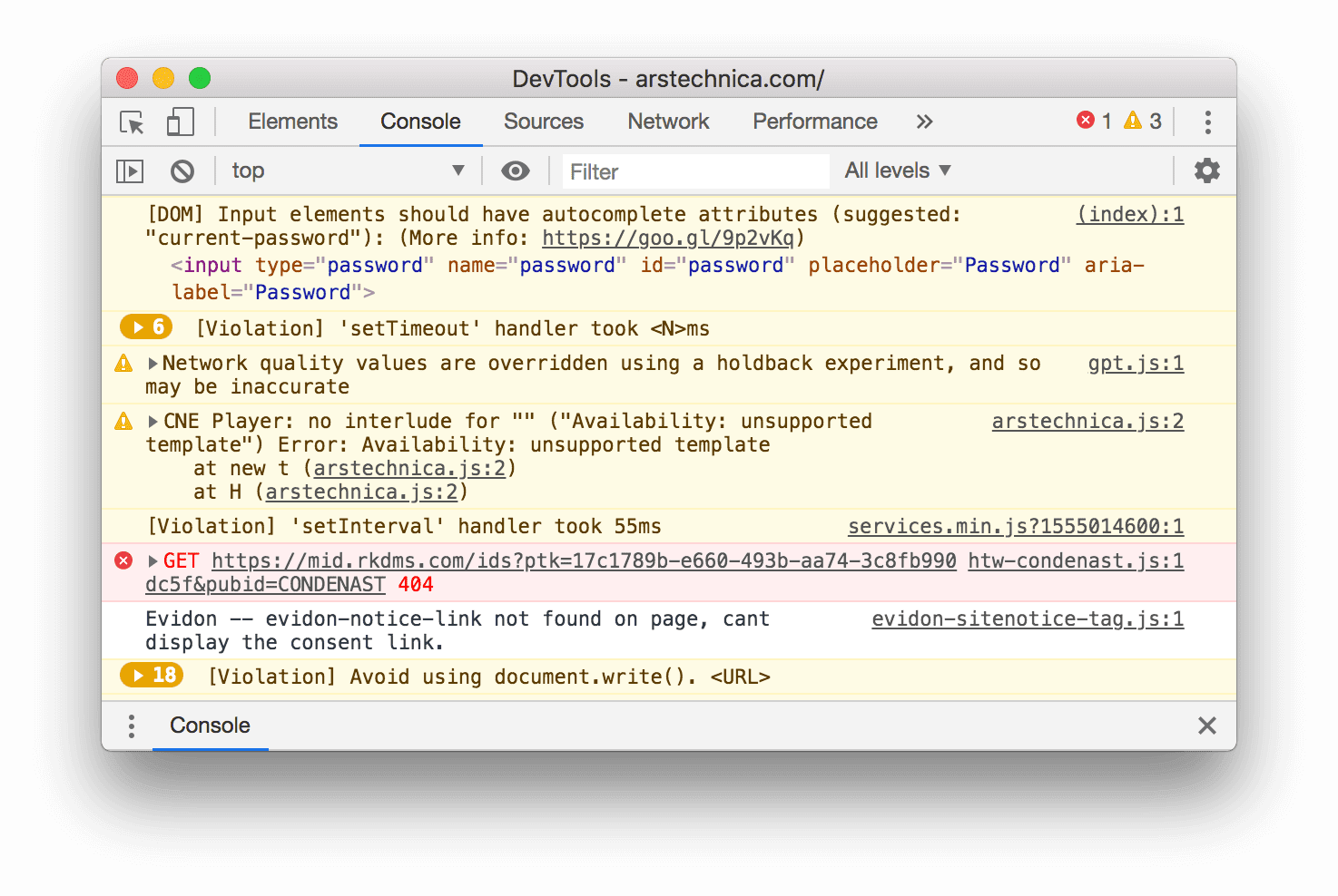 Registrar mensajes en Console | Chrome DevTools | Chrome for Developers