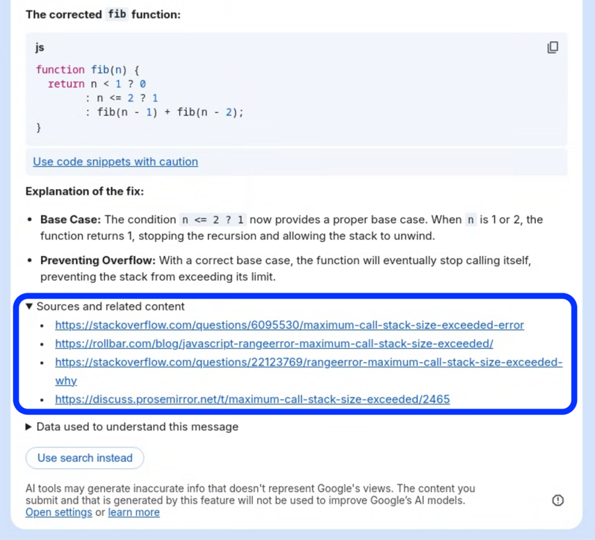 Understand errors and warnings better with console insights | Chrome DevTools | Chrome for ...