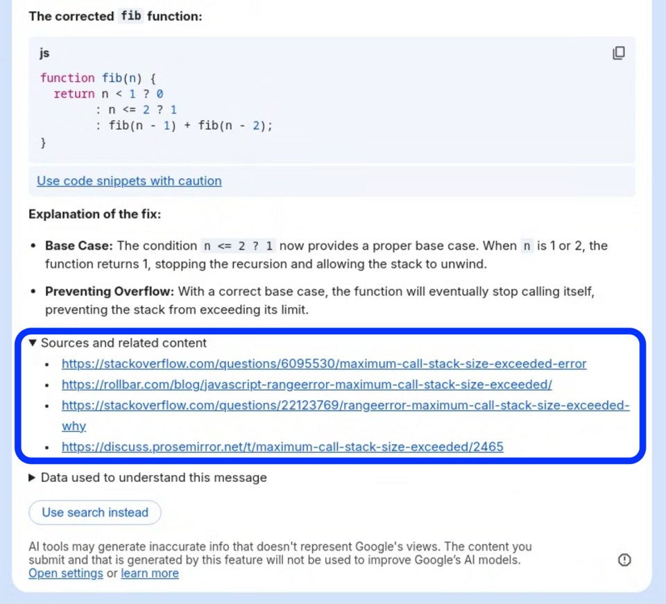 Understand errors and warnings better with console insights | Chrome DevTools | Chrome for ...