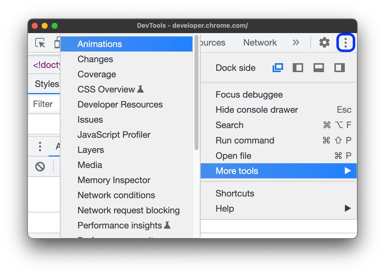 Animações: inspecionar e modificar efeitos de animação CSS | Chrome ...