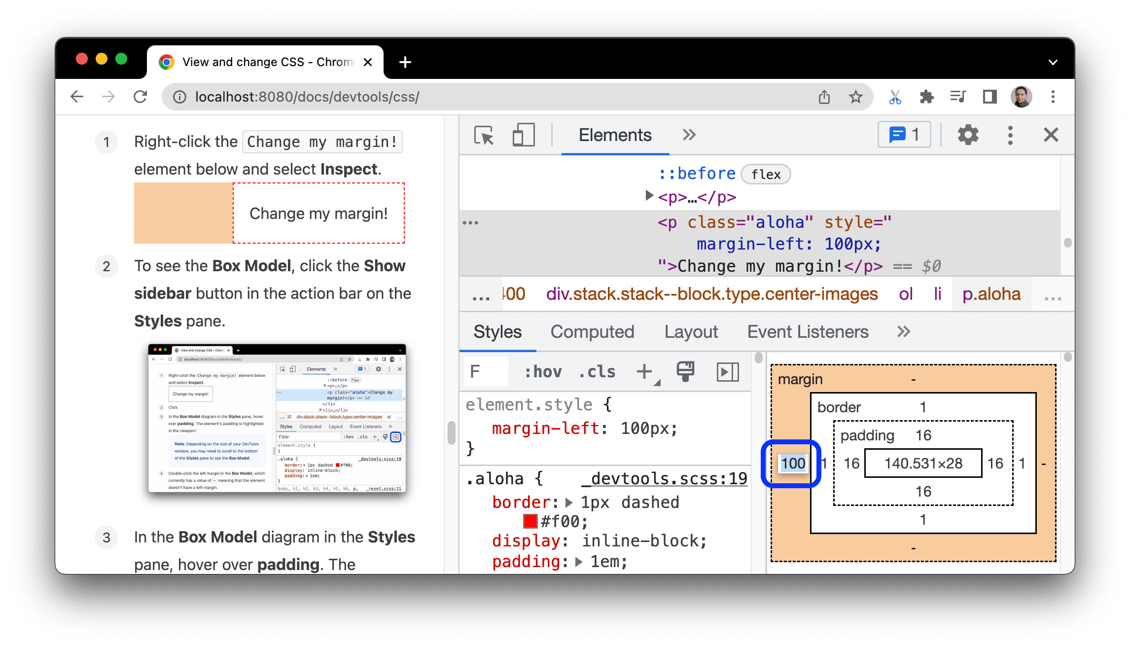 Cómo ver y cambiar CSS | Chrome DevTools | Chrome for Developers