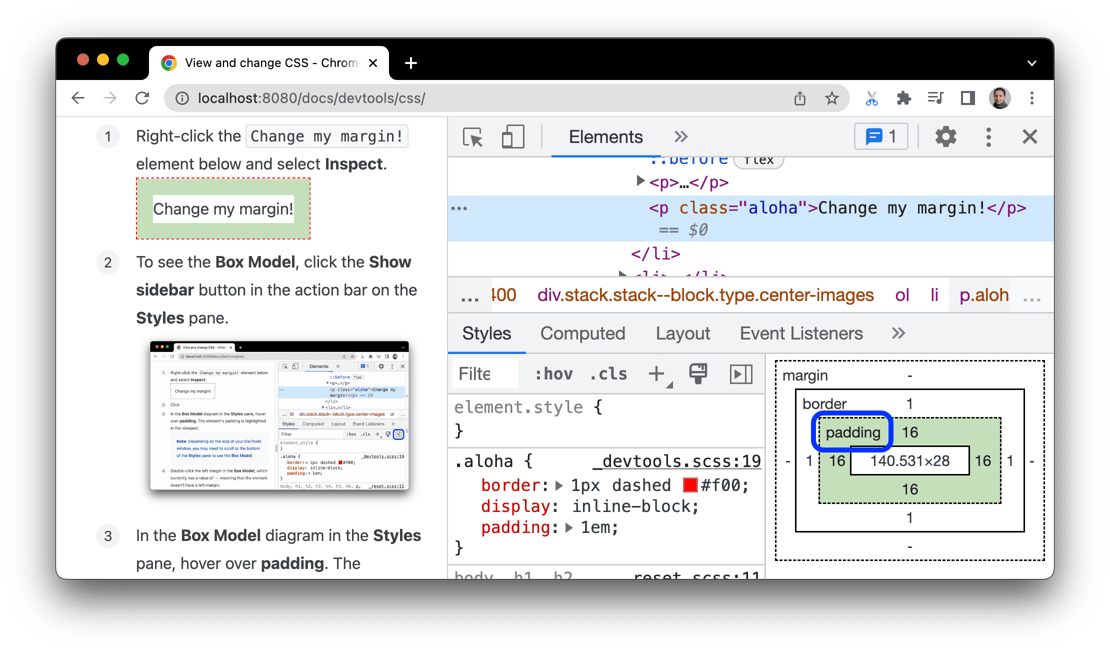 Acessar e alterar CSS | Chrome DevTools | Chrome for Developers