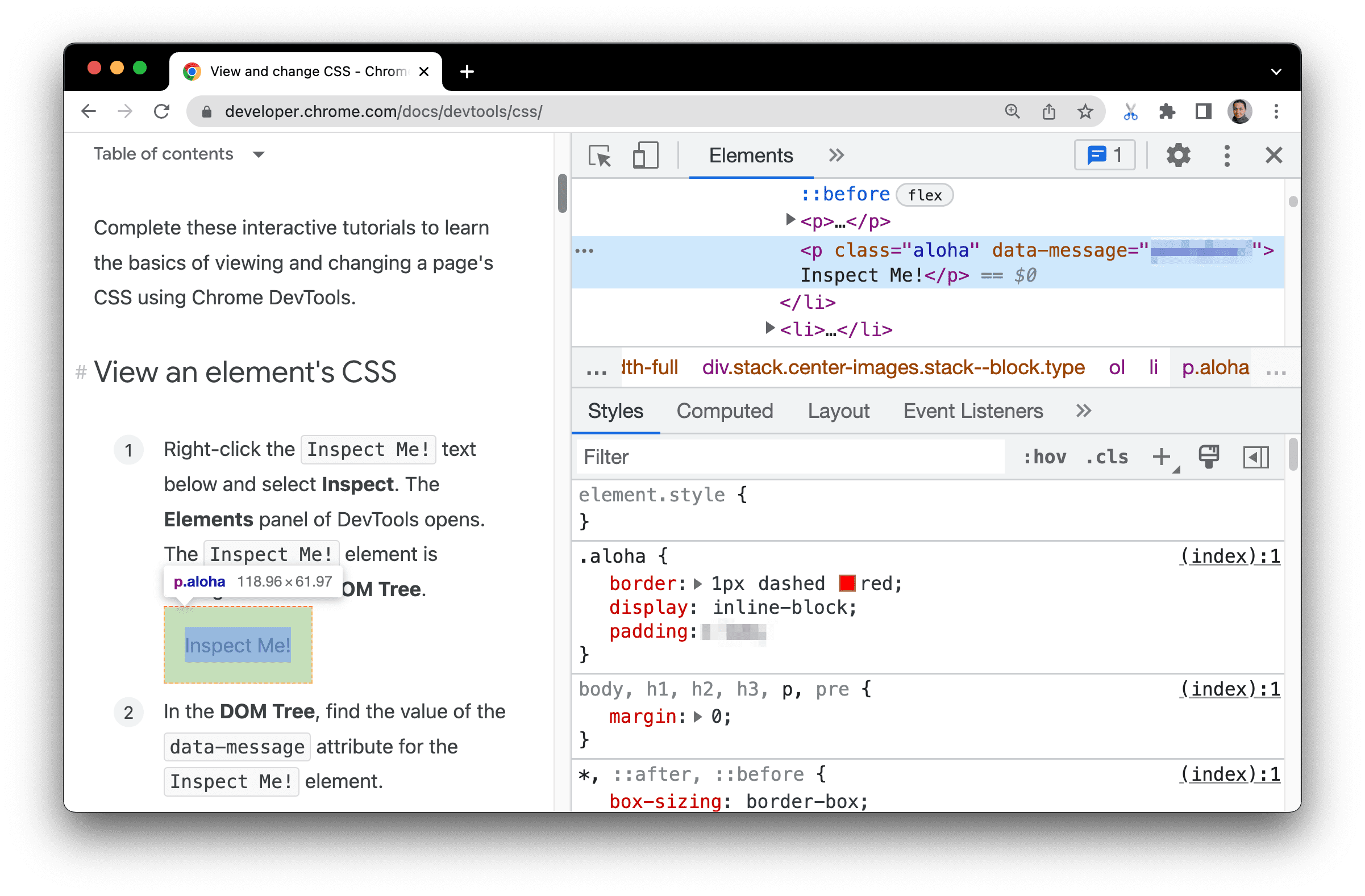 View and change CSS | Chrome DevTools | Chrome for Developers