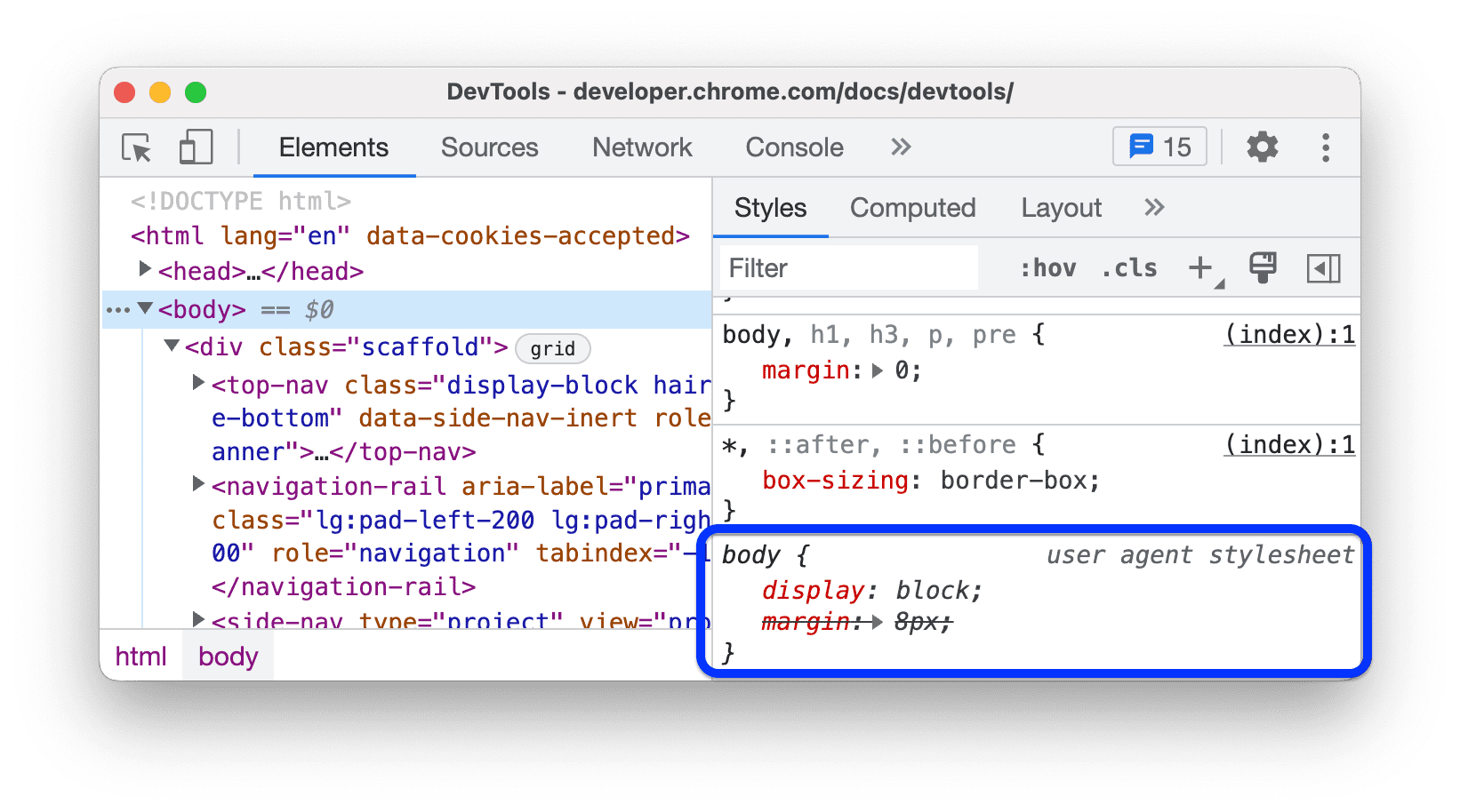 Find invalid, overridden, inactive, and other CSS | Chrome DevTools ...