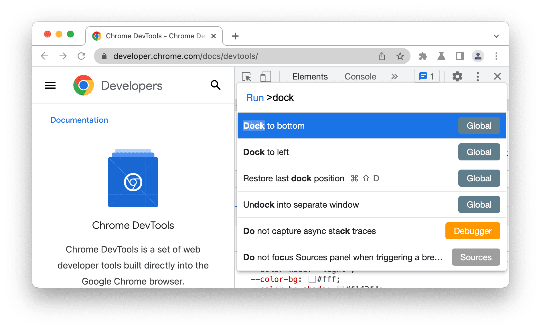Personalizar DevTools | Chrome DevTools | Chrome for Developers