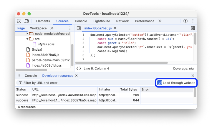 Developer Resources: View and manually load source maps | Chrome DevTools | Chrome for Developers