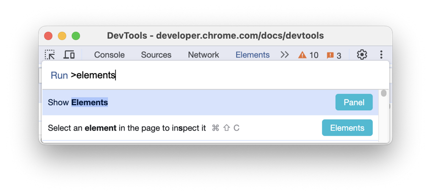 Elements panel overview | Chrome DevTools | Chrome for Developers