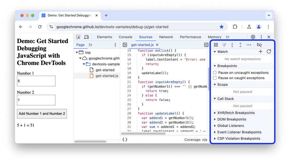 调试 Javascript Chrome Devtools Chrome For Developers 8403