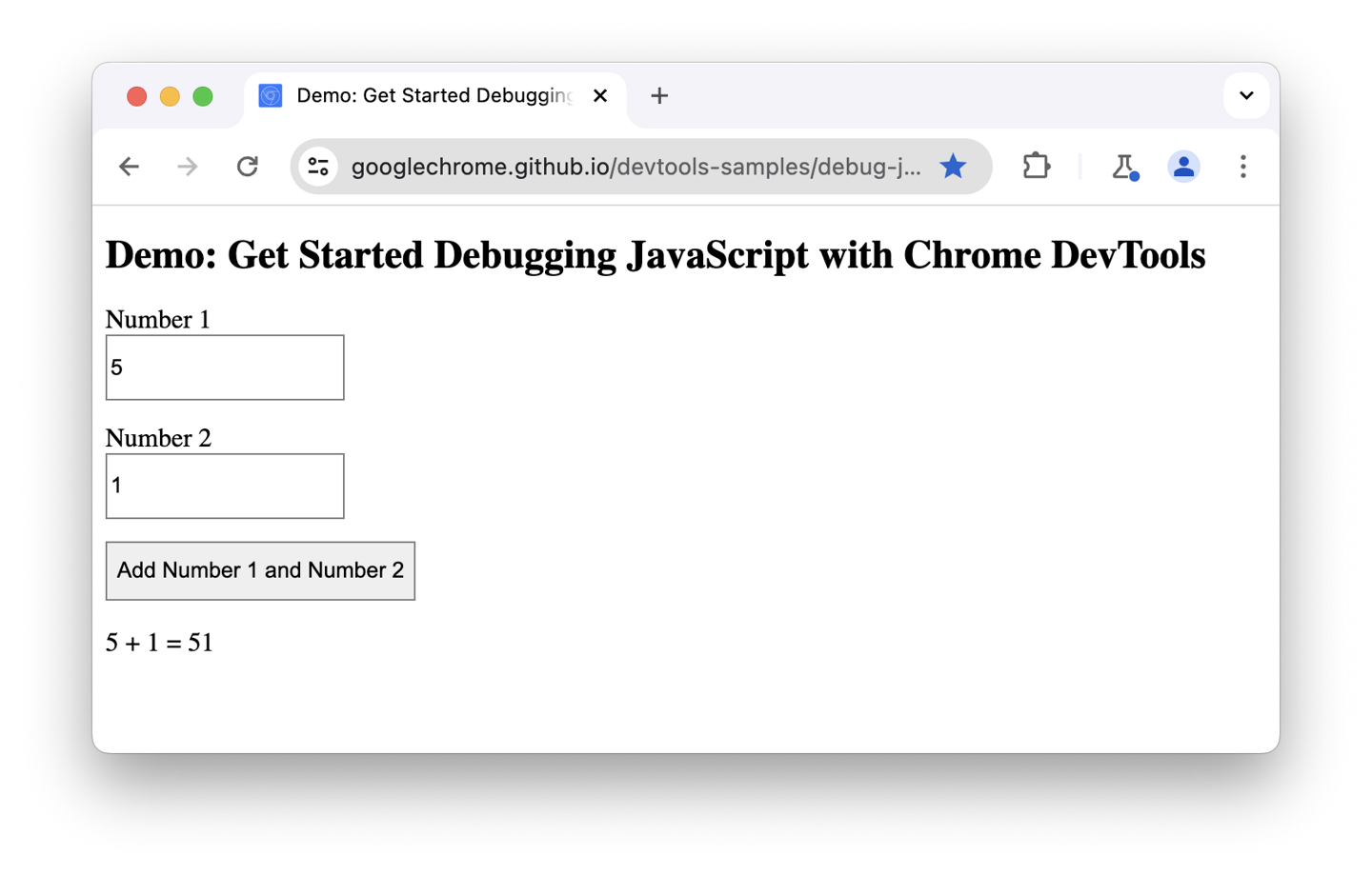 Cómo depurar JavaScript | Chrome DevTools | Chrome for Developers