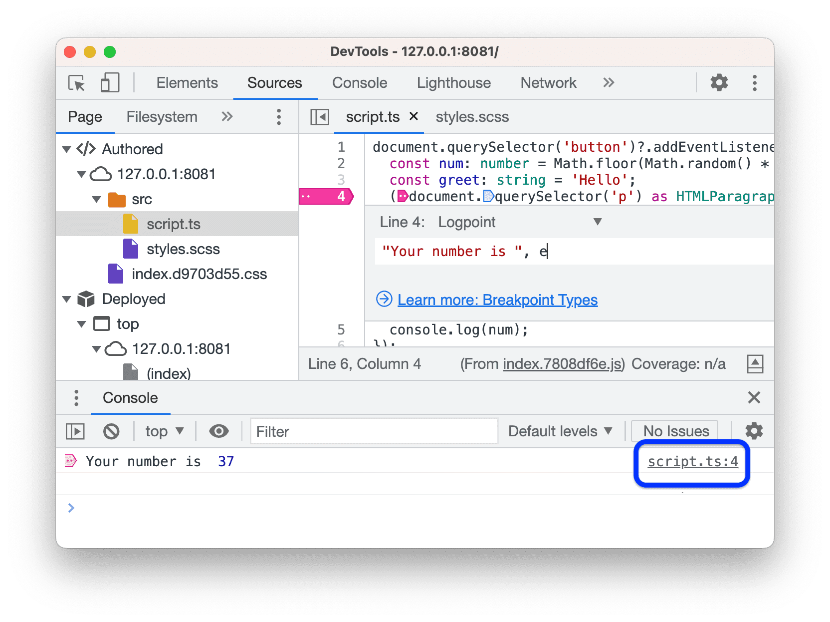 调试原始代码，而不是使用源代码映射进行部署 Chrome Devtools Chrome For Developers