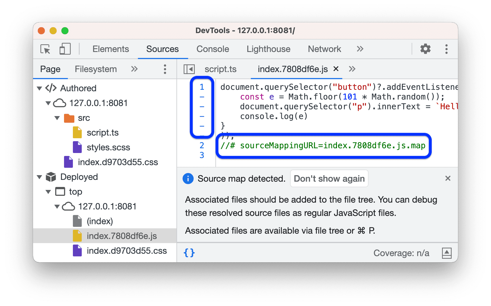 Debug your original code instead of deployed with source maps | Chrome DevTools | Chrome for ...