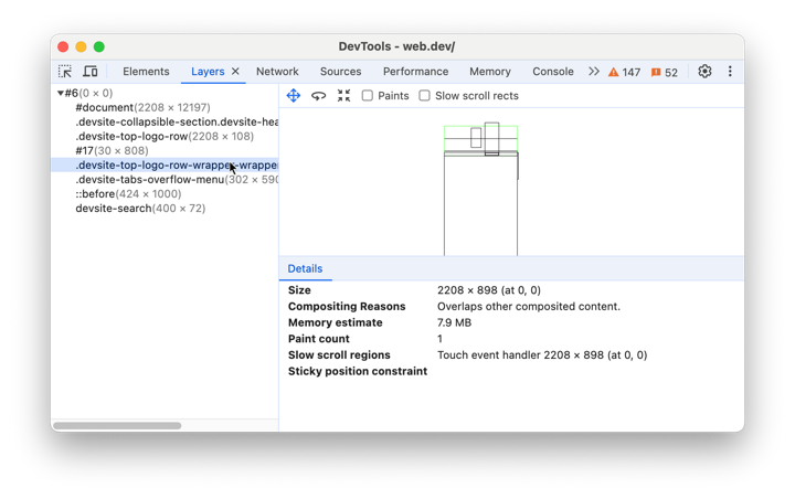 Layers panel: Explore the layers of your website | Chrome DevTools | Chrome for Developers