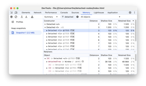 Fix memory problems | Chrome DevTools | Chrome for Developers