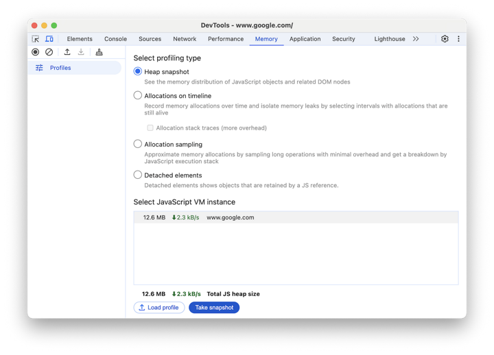 Fix memory problems | Chrome DevTools | Chrome for Developers