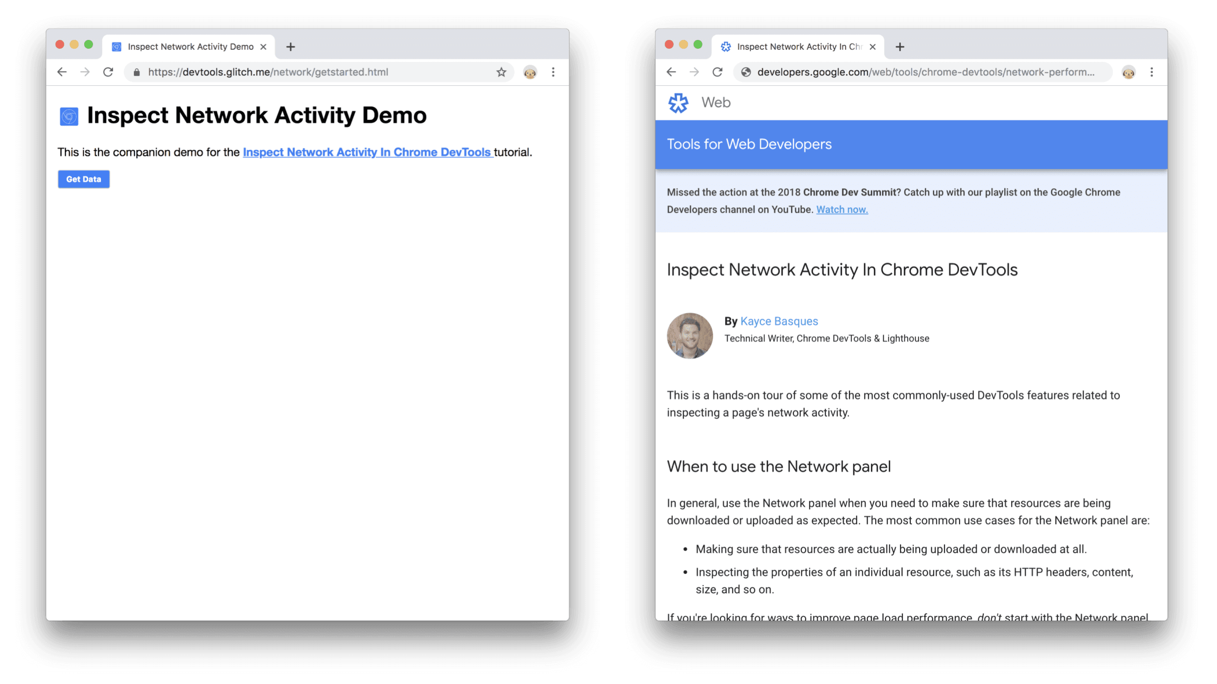 Cómo inspeccionar la actividad de red | Chrome DevTools | Chrome for Developers