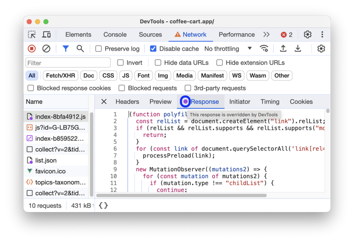 Override Web Content And Response Headers Locally Chrome Devtools Chrome For Developers