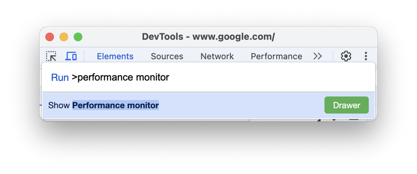 Panneau Performance Monitor | Chrome DevTools | Chrome for Developers
