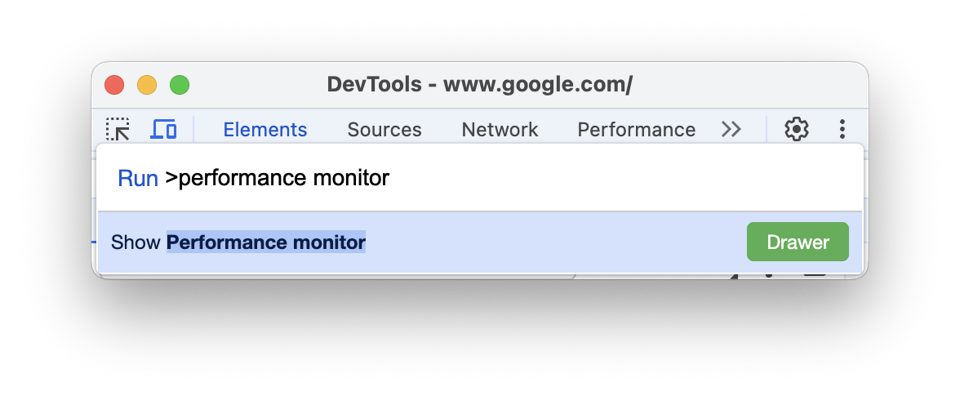 Performance monitor panel | Chrome DevTools | Chrome for Developers