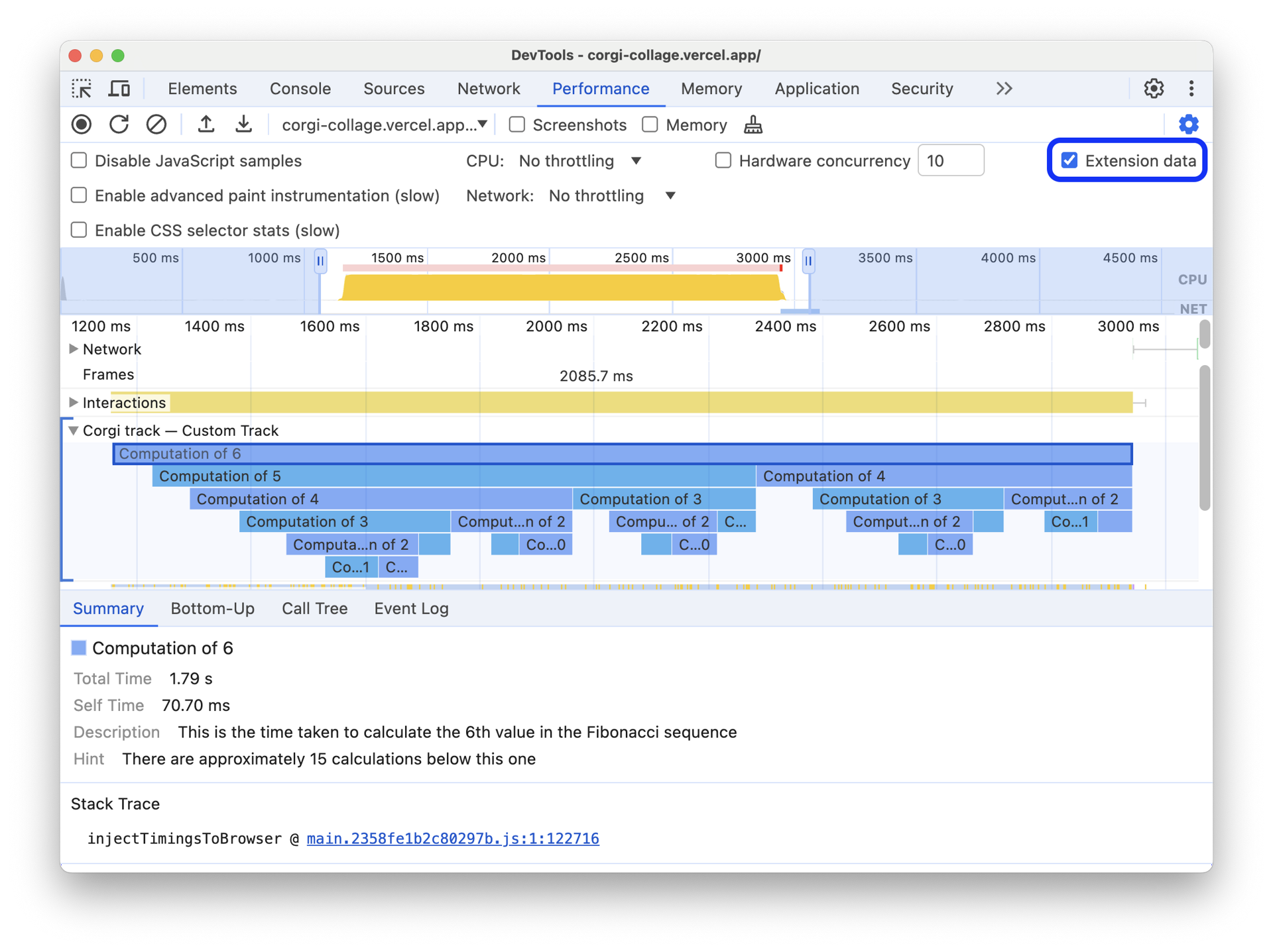 Customize your performance data with extensibility API | Chrome DevTools | Chrome for Developers