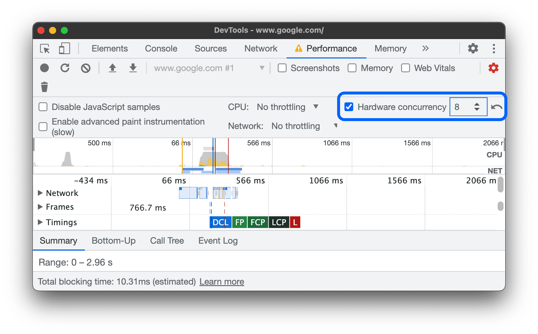 Performance features reference | Chrome DevTools | Chrome for Developers