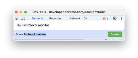 Protocol monitor: View and send CDP requests | Chrome DevTools | Chrome for Developers