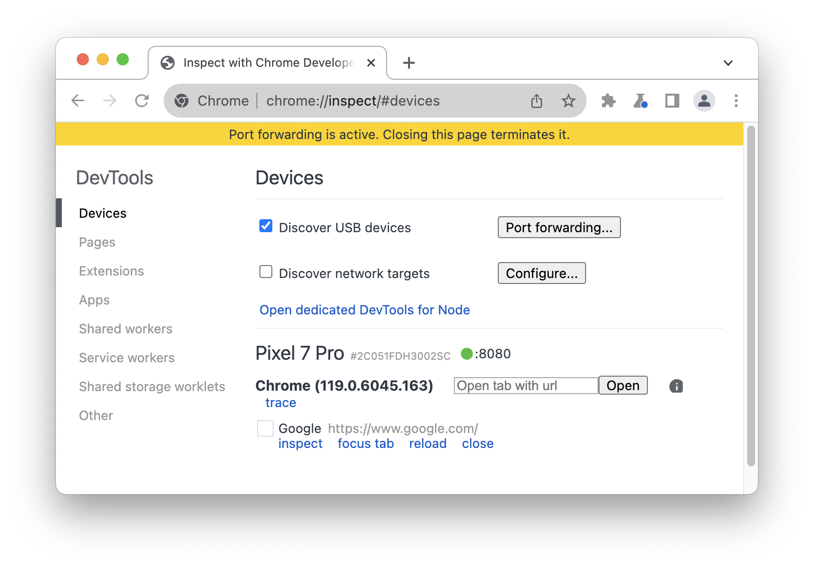 Accéder aux serveurs locaux et aux instances Chrome avec le transfert de port | Chrome DevTools ...