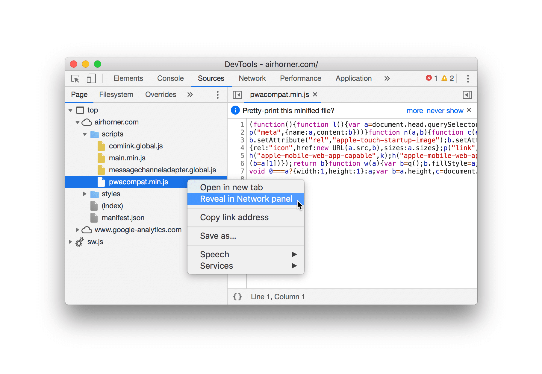 View page resources | Chrome DevTools | Chrome for Developers